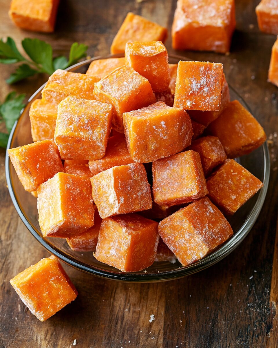Oven-Roasted Sweet Potato Cubes