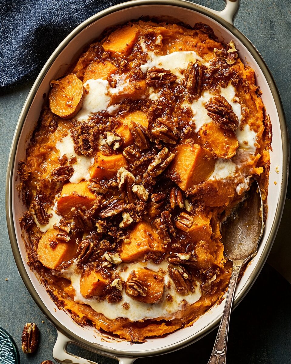 Southern Maple Sweet Potato Casserole