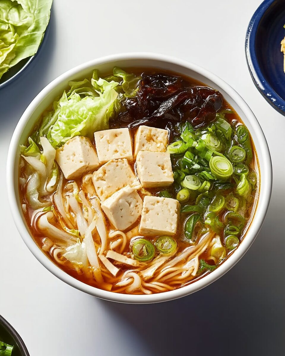 Sichuan Ramen Cup with Cabbage & Tofu