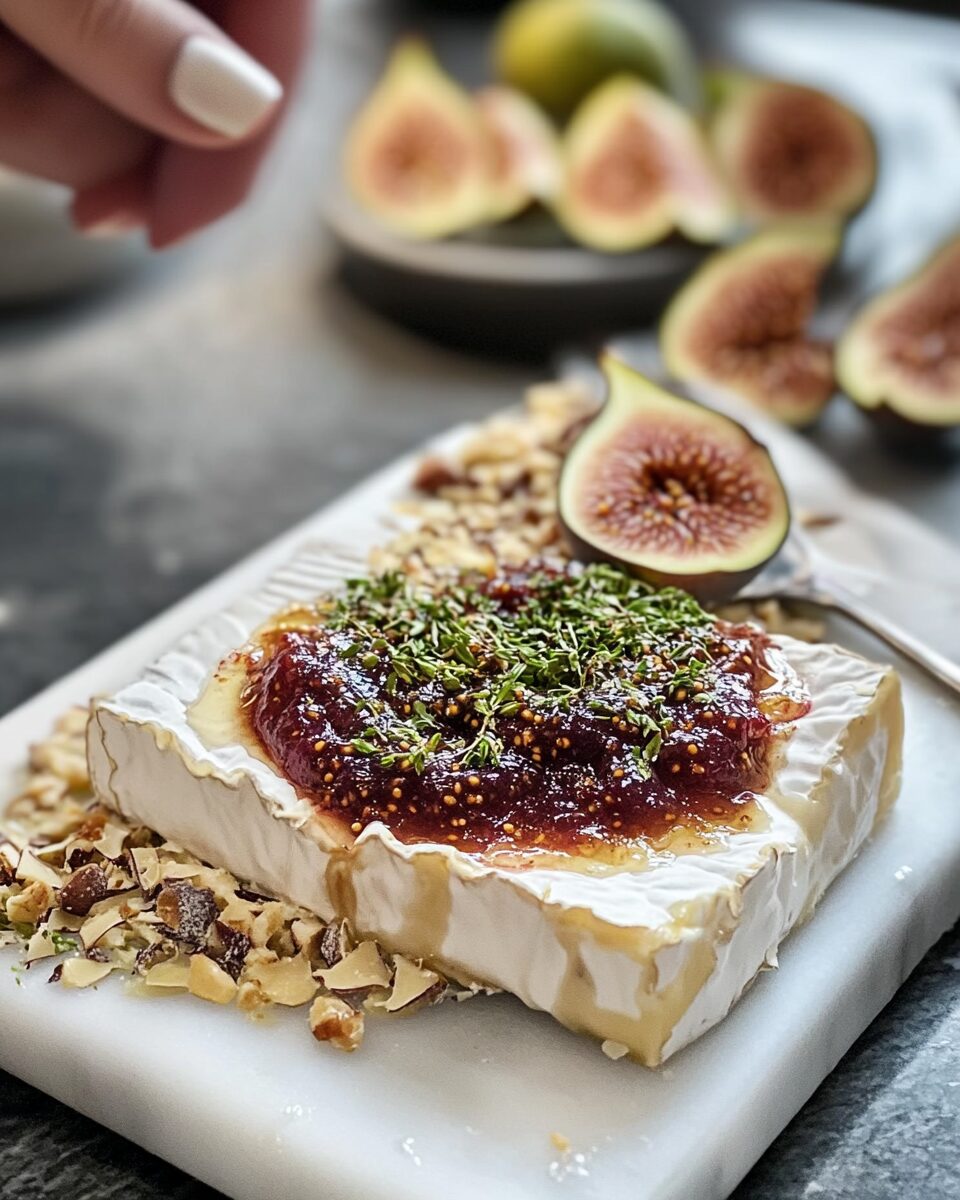 Boursin Cheese with Fig Jam