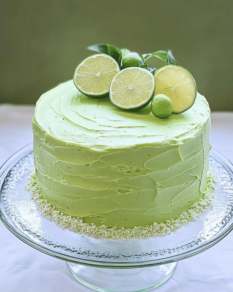 Lime Green Cake