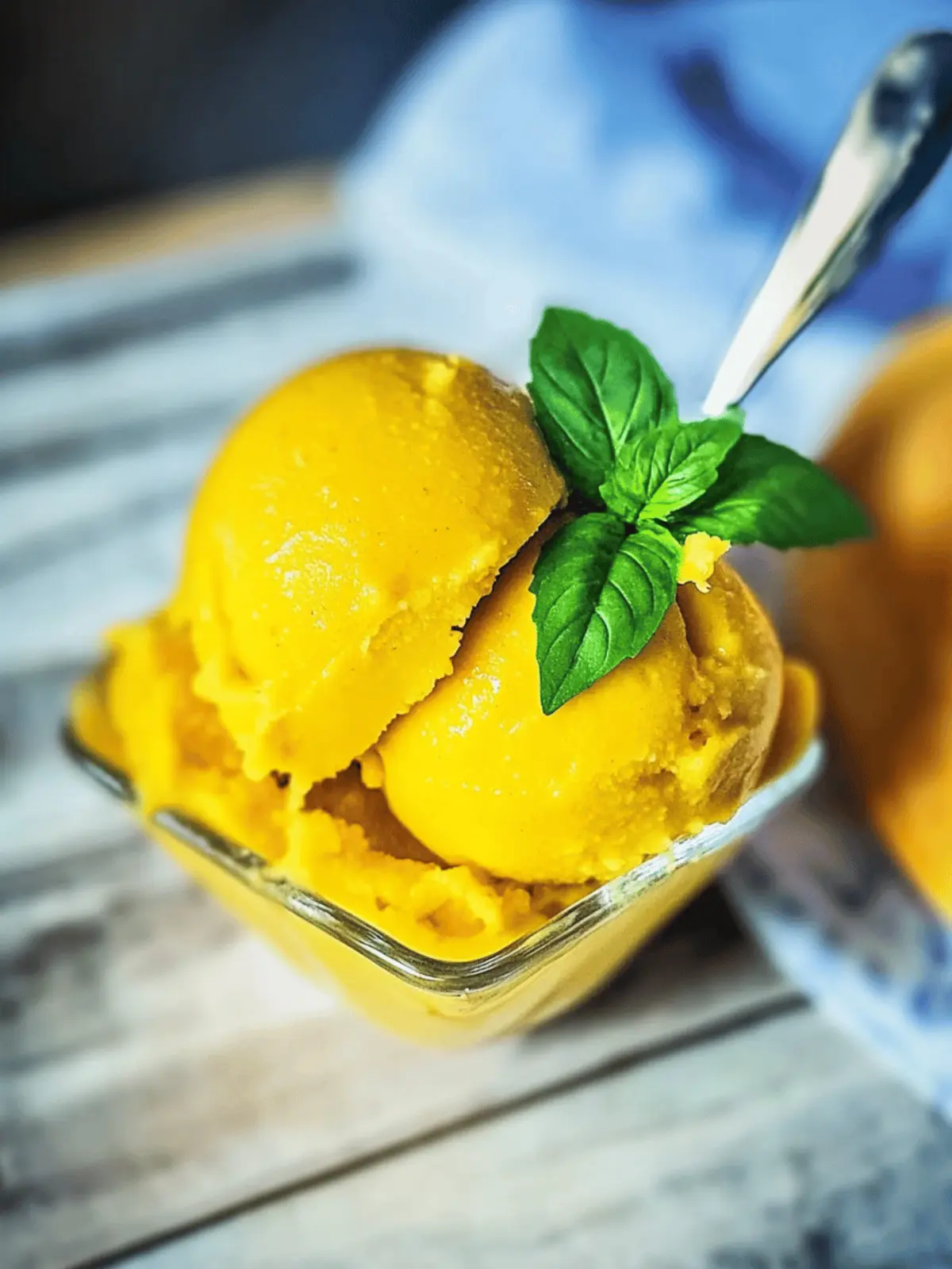Irresistible Mango Sorbet - Creamy, Guilt-Free Delight