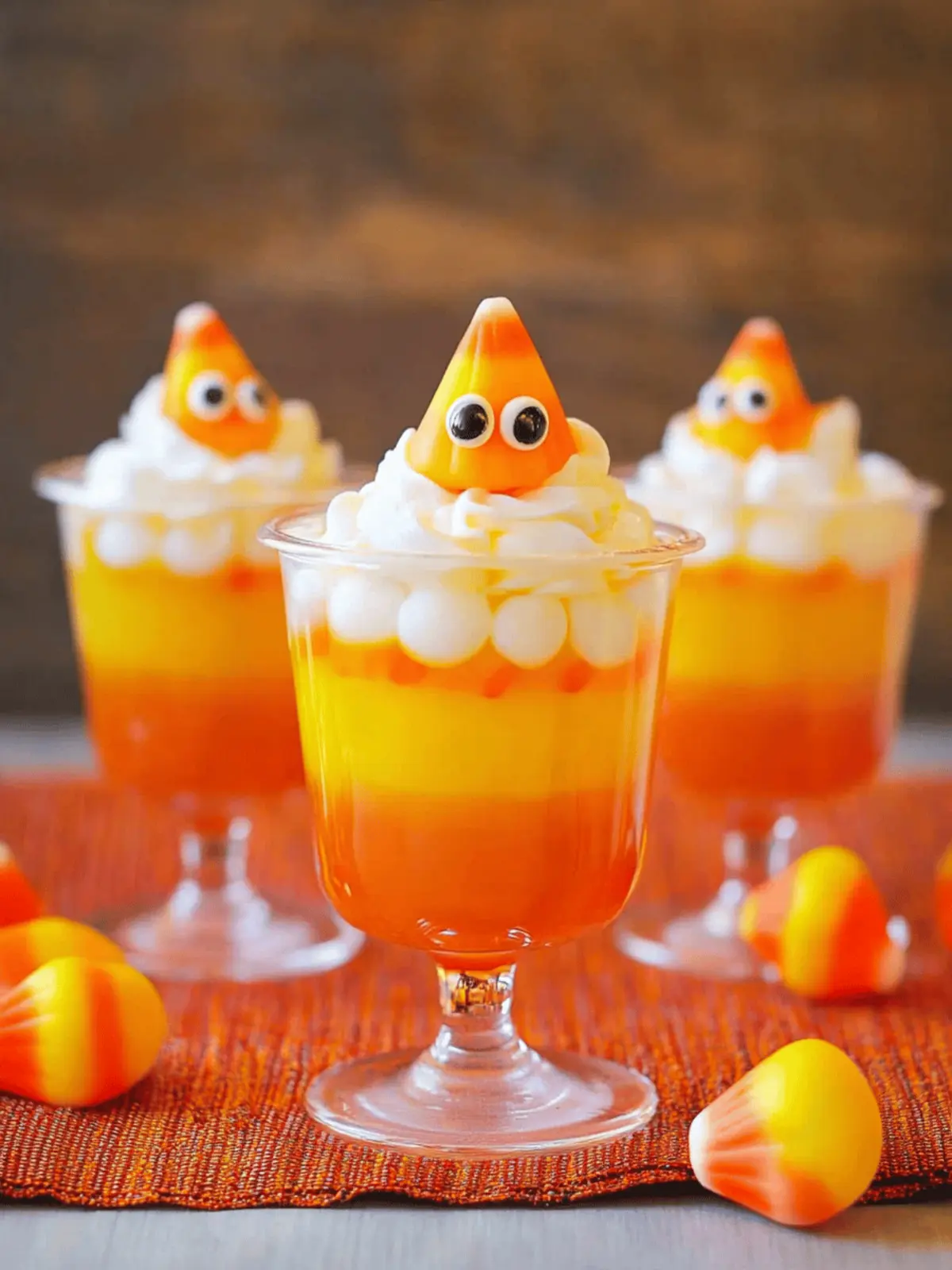 Irresistible Candy Corn Jello Cups for a Fun Halloween