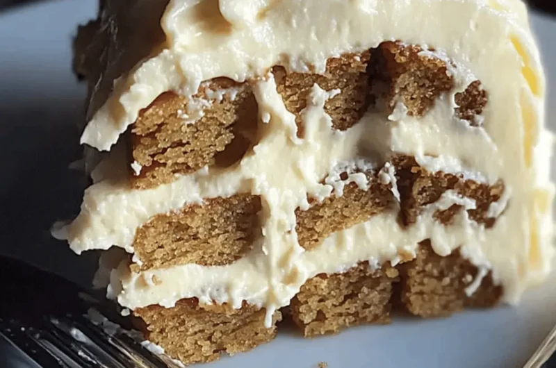 Irresistible No-Bake Butternut Snap Ripple Cake Delight